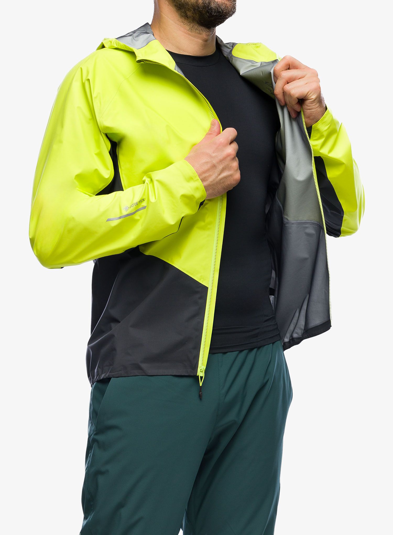 Яке за бягане Arcteryx Norvan Shell Jacket - sprint/graphite