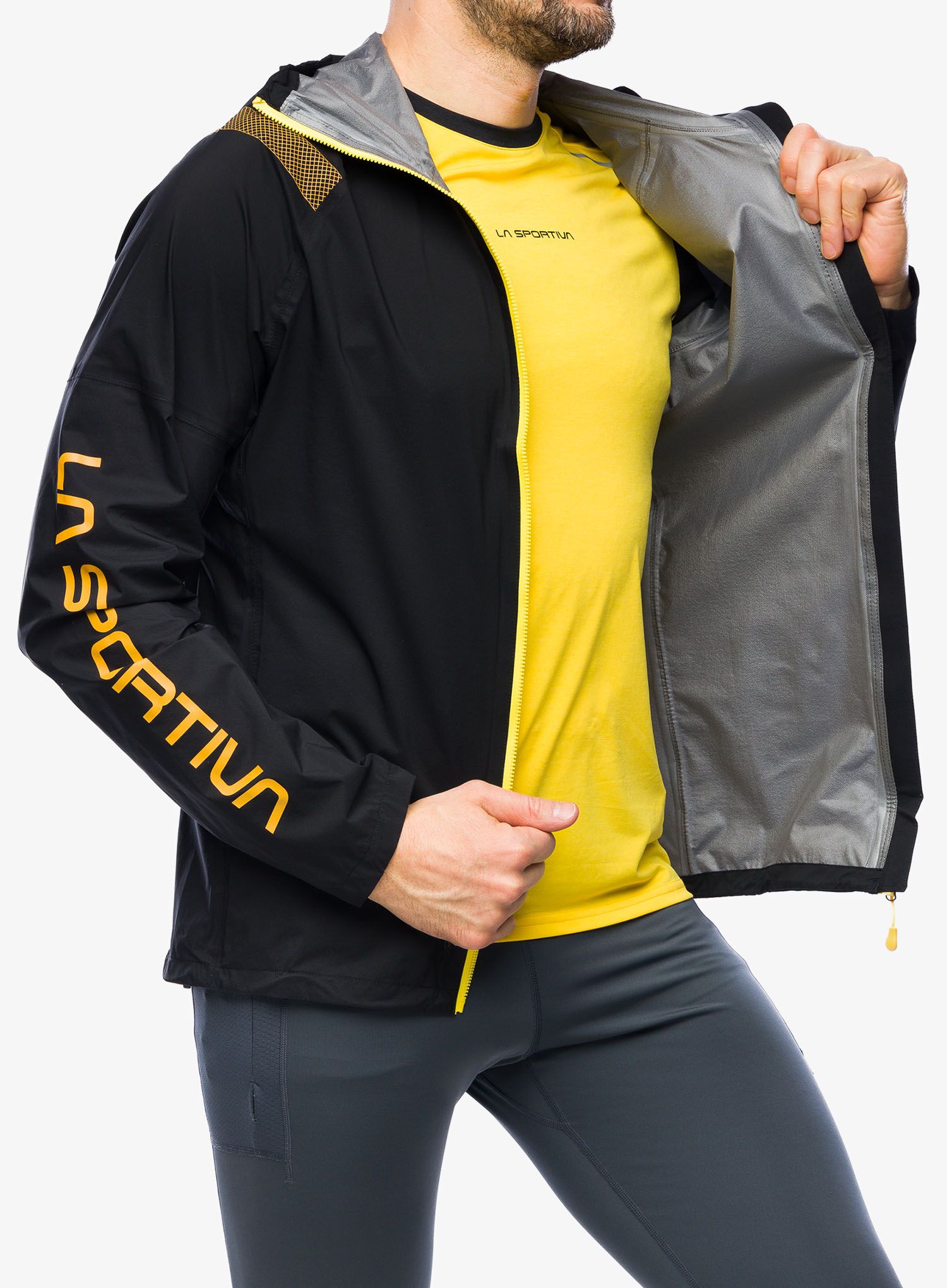 Яке за бягане La Sportiva Pocketshell Jacket - black