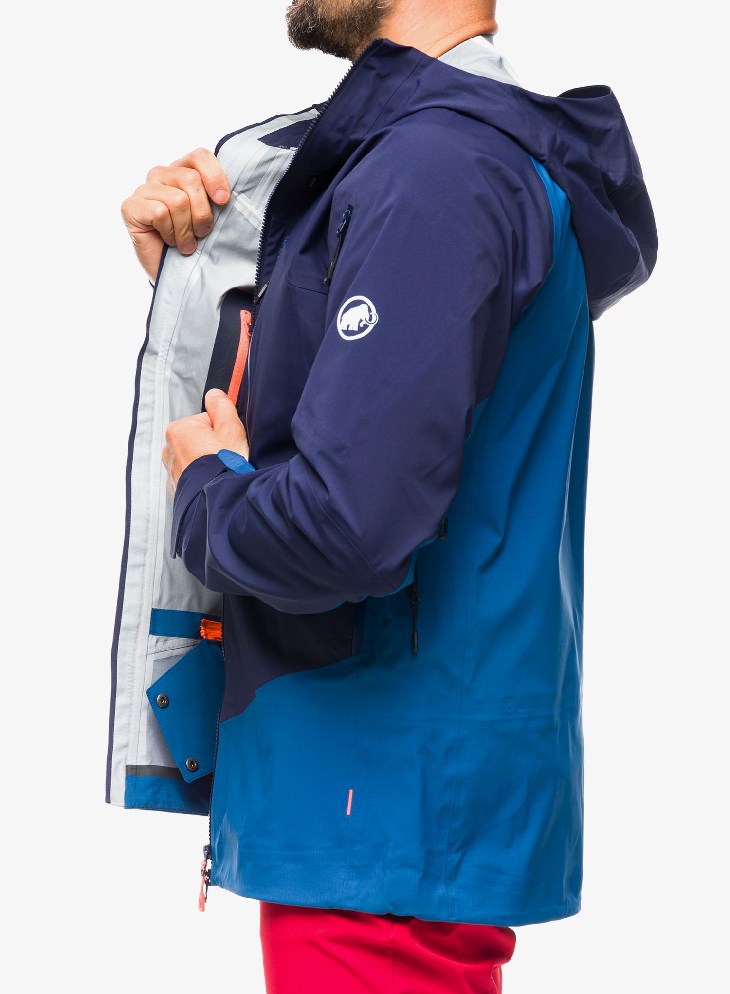 Яке с мембрана Mammut Taiss Pro HS Hooded Jacket - deep ice/marine