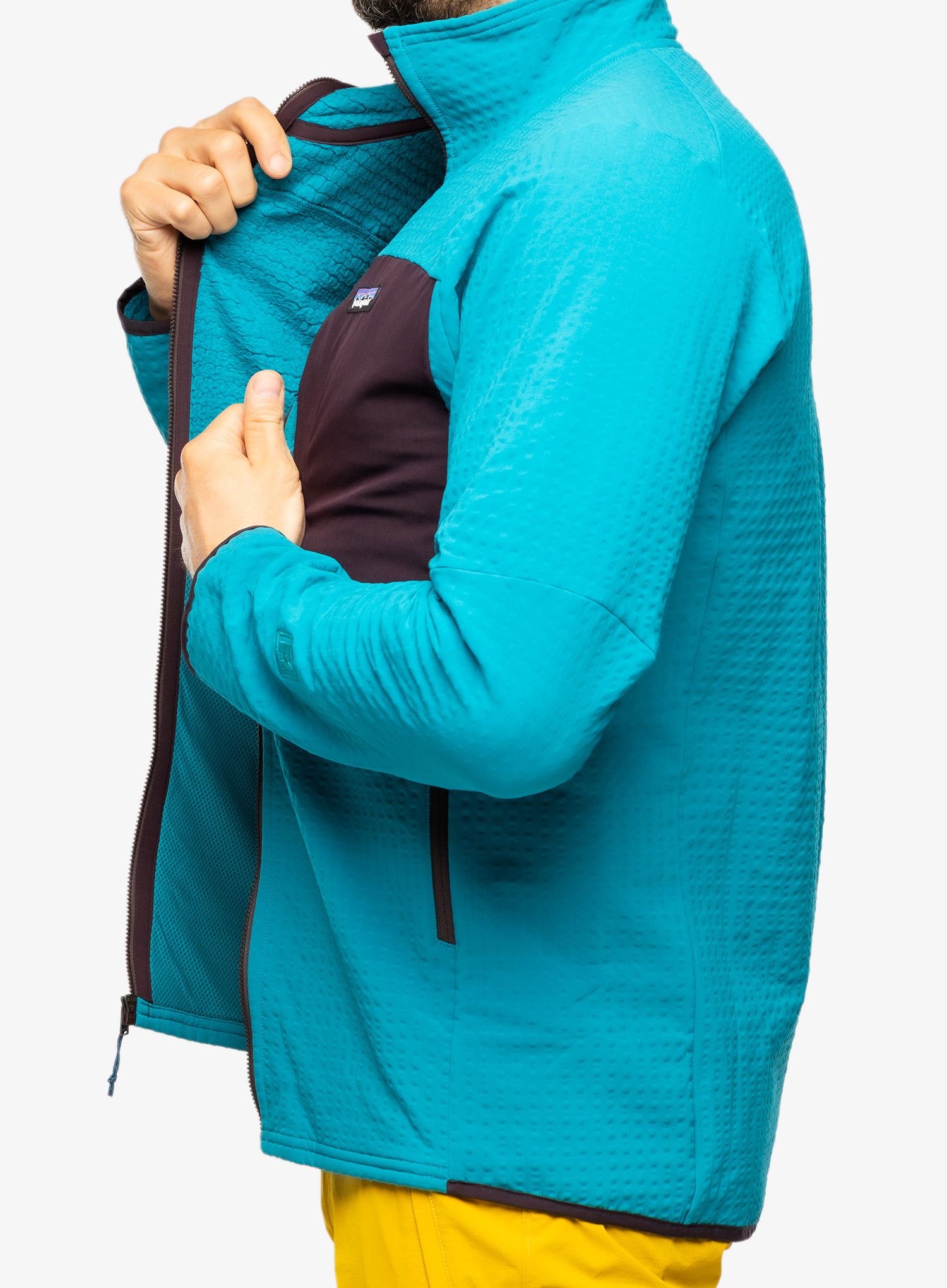 Яке Patagonia R2 TechFace Jkt - belay blue