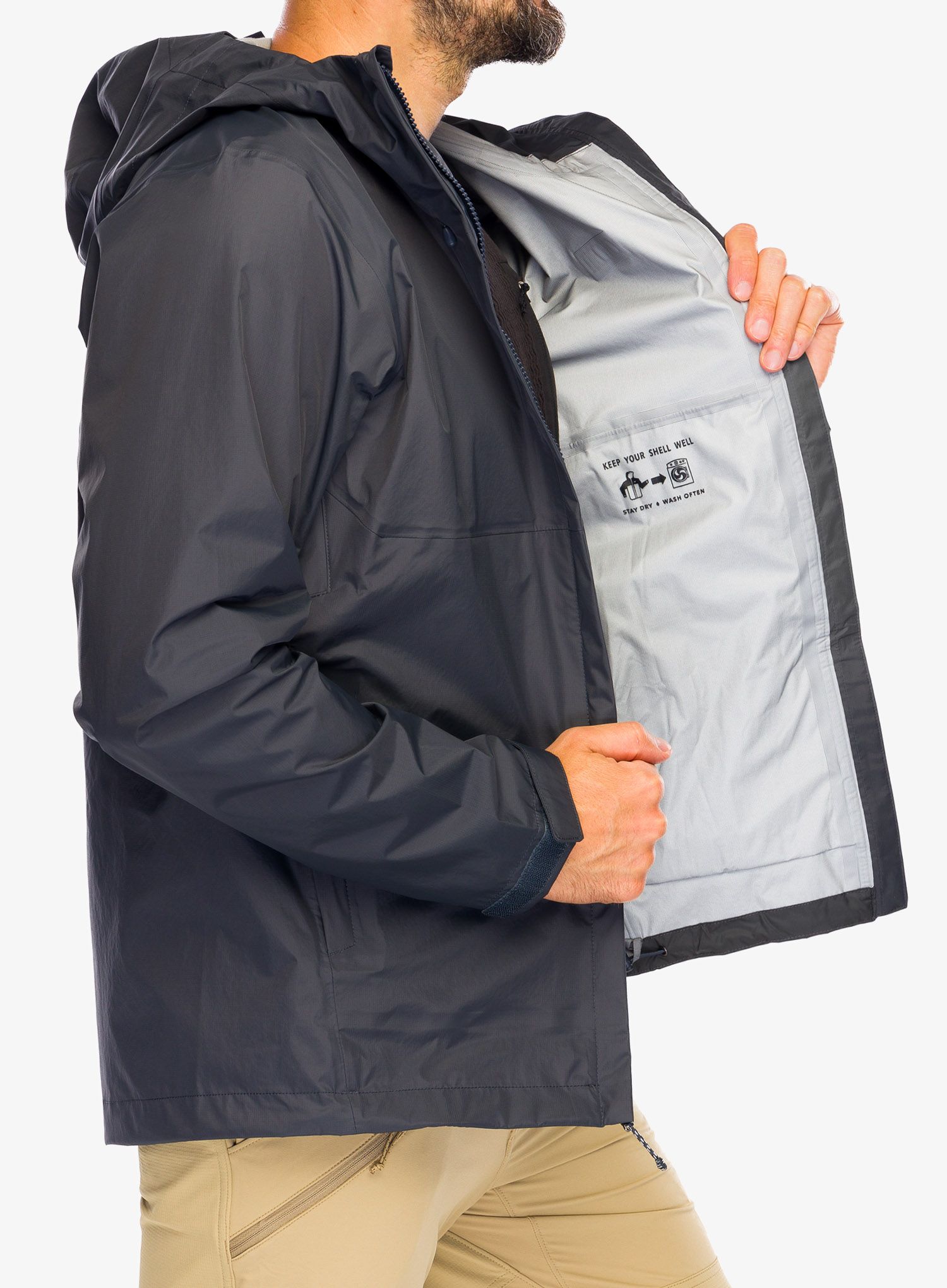 Водоустойчиво яке Patagonia Torrentshell 3L Jacket - smolder blue