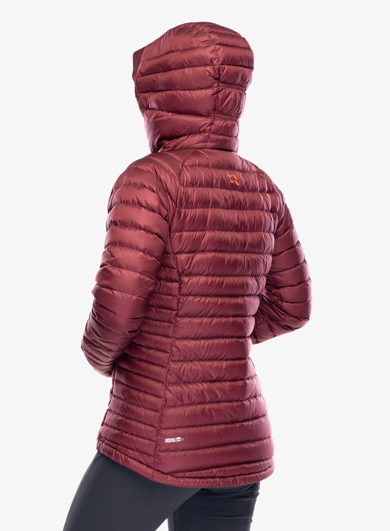 Дамско яке Rab Microlight Alpine Long Jacket - deep heather