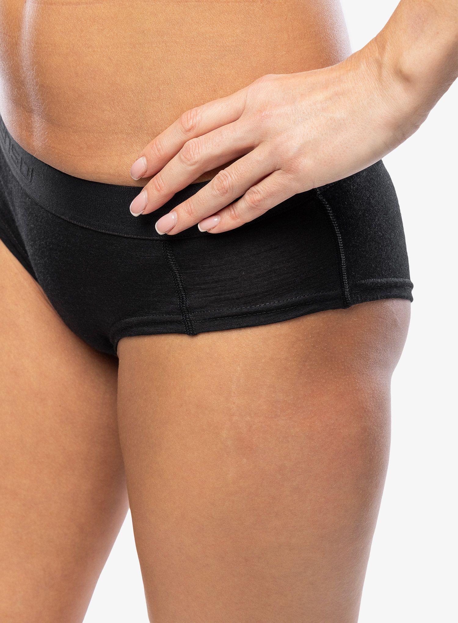 Дамски термоактивни бикини Sensor Merino Air Panties - black/black
