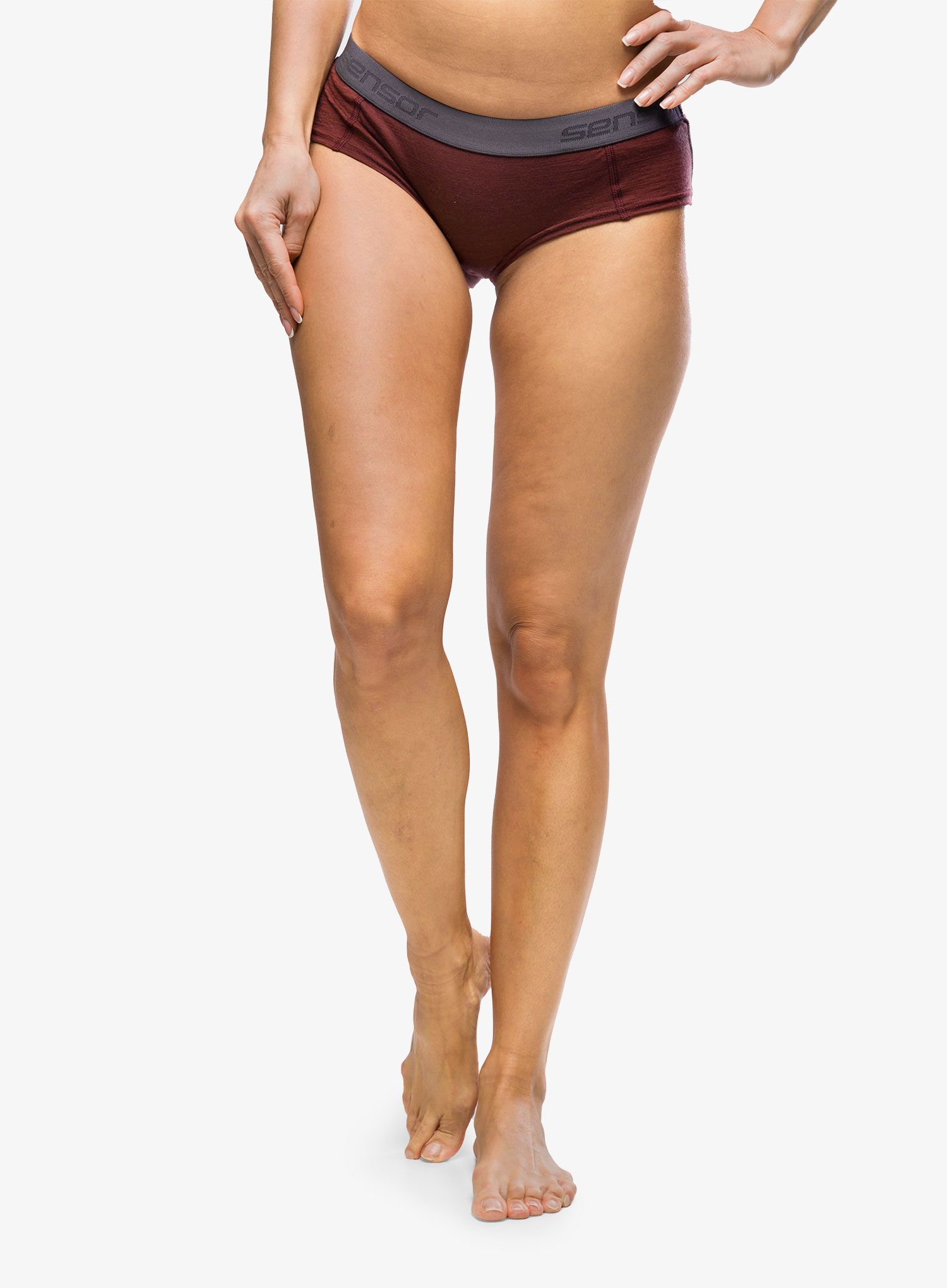 Дамски термоактивни бикини Sensor Merino Air Panties - red