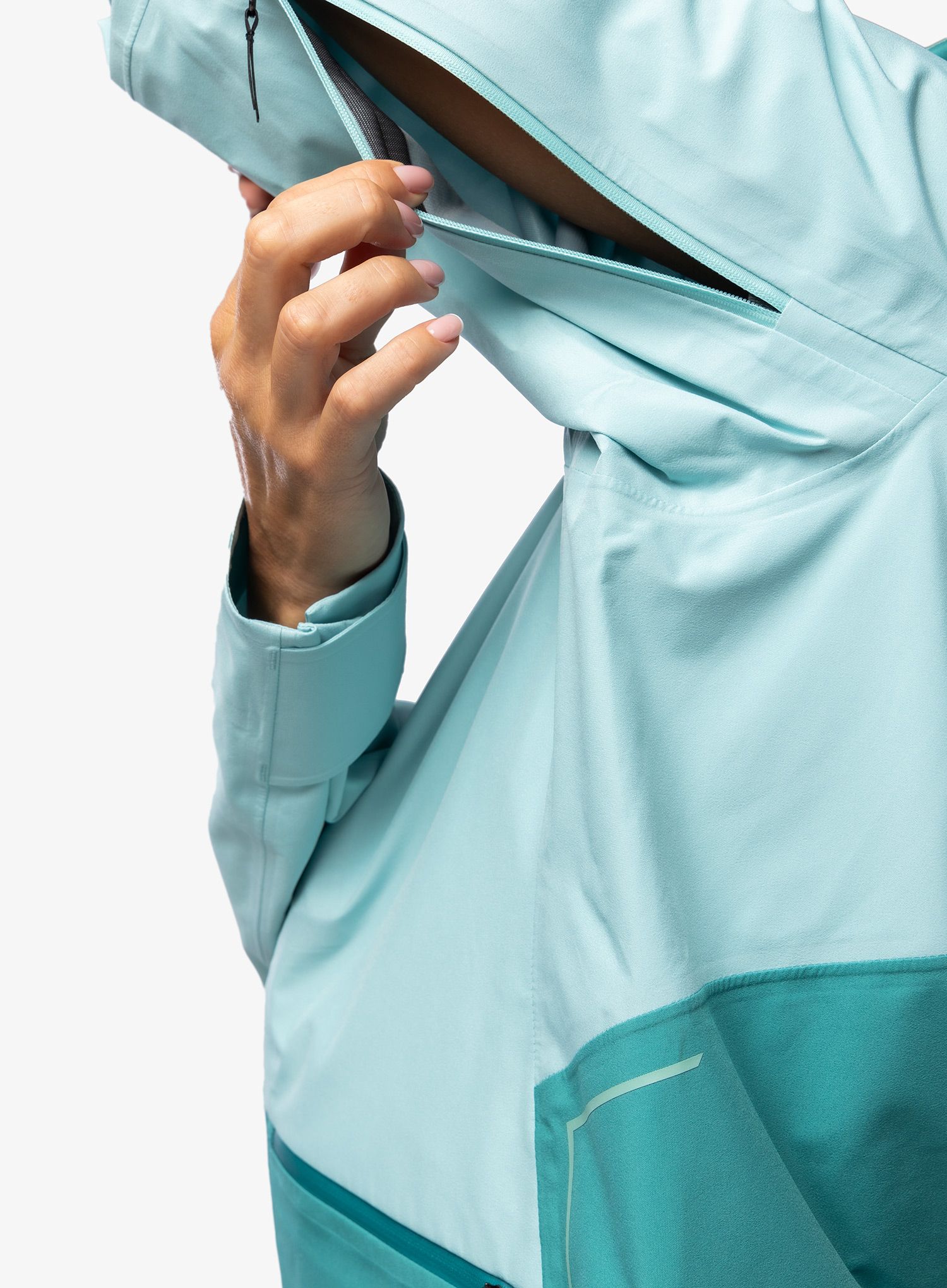 Дамско яке с мембрана La Sportiva Chaser Evo Shell Jkt - iceberg/lagoon